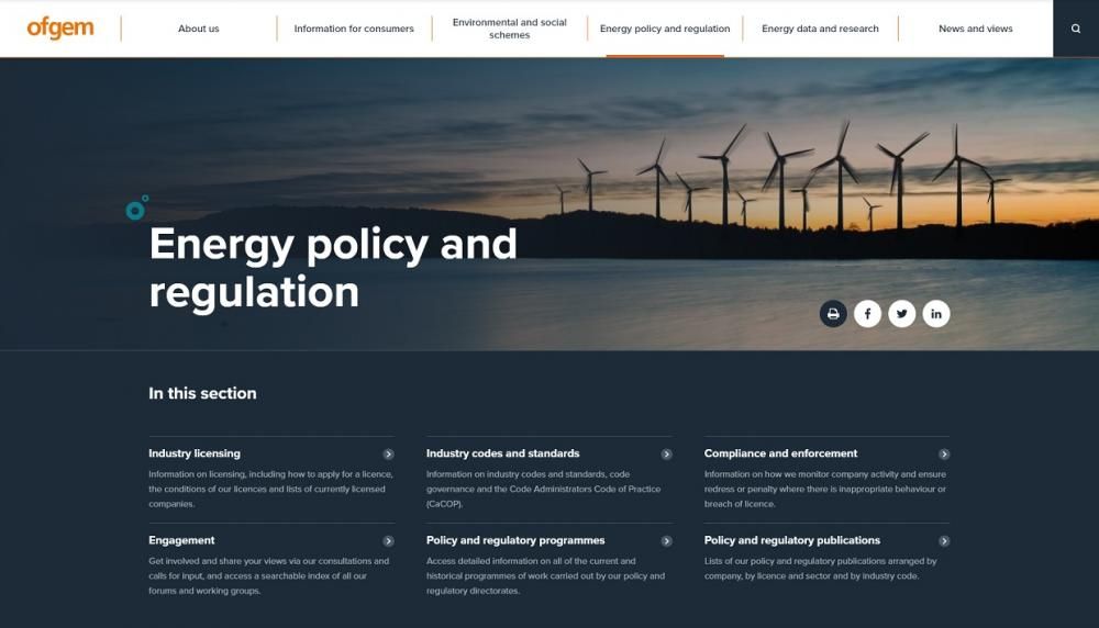 New Ofgem.gov.uk website | Ofgem